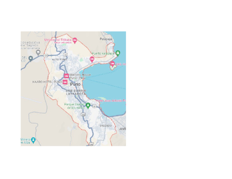 Mapa Urbano Puno - 2024 | PDF