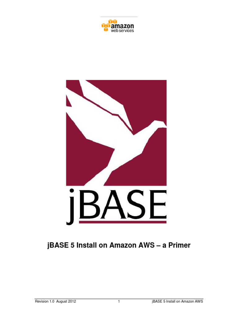 jBASE On Amazon AWS v1 1 | PDF | Information Technology | Computer Engineering