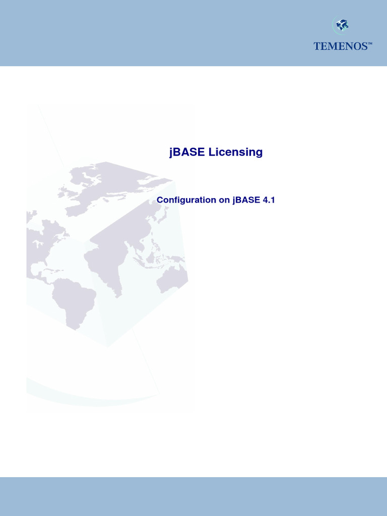jBASE Licensing | PDF | Command Line Interface | Linux