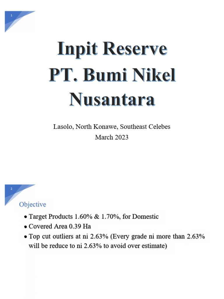 Inpit Reserve PT. BNN | PDF