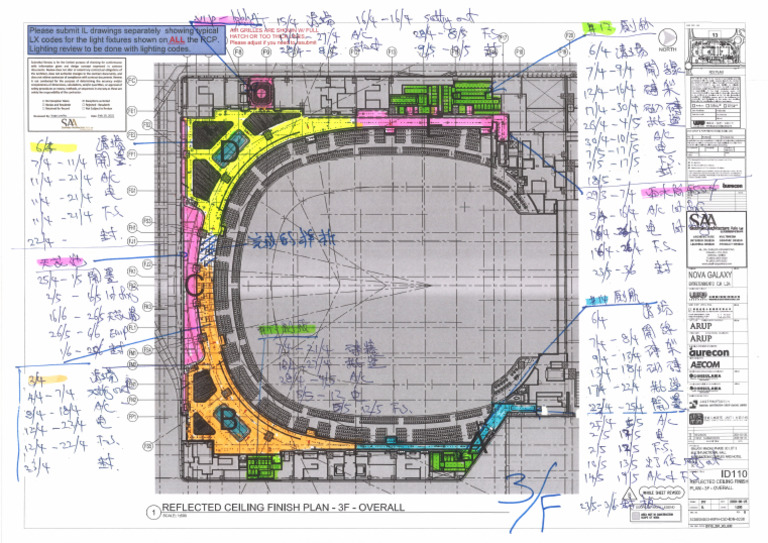 AAE5203&ME578 3F Ceiling Close Up Layout | PDF