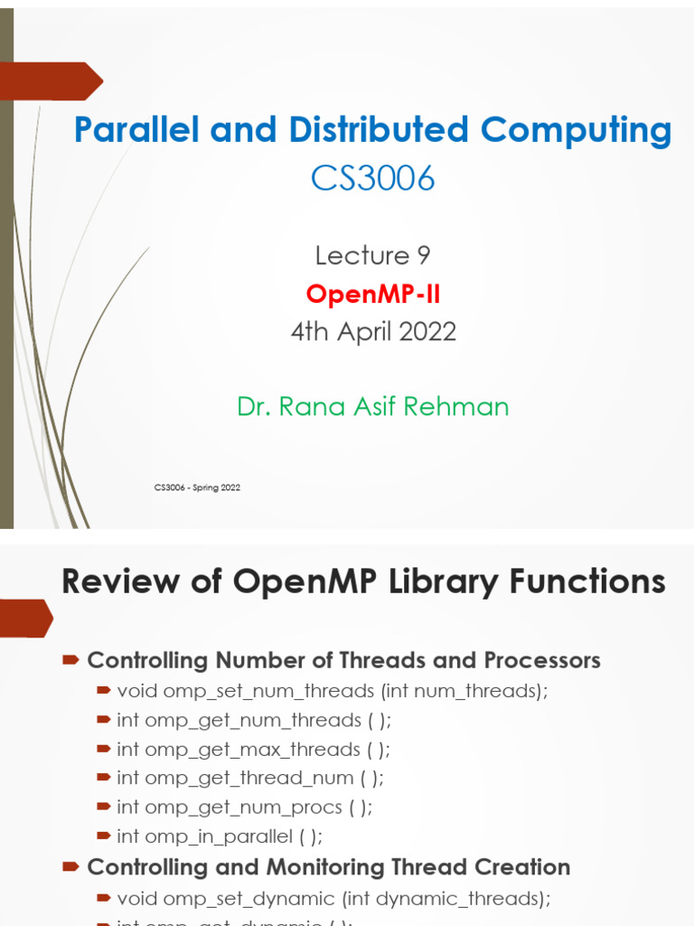 Open MP2 | PDF | Concurrency (Computer Science) | Operating System ...