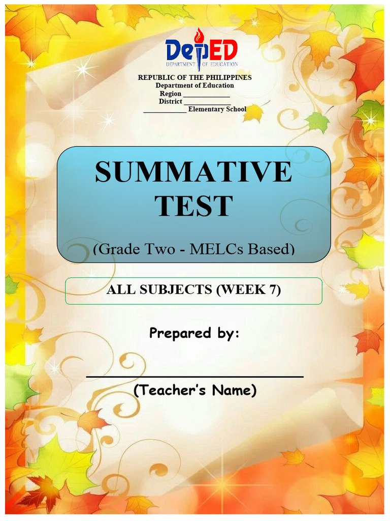 Summative 1ST Quarter | PDF