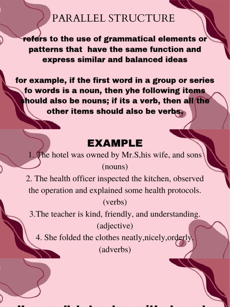 Parallel-Structure - 20240310 173238 0000-1 | PDF