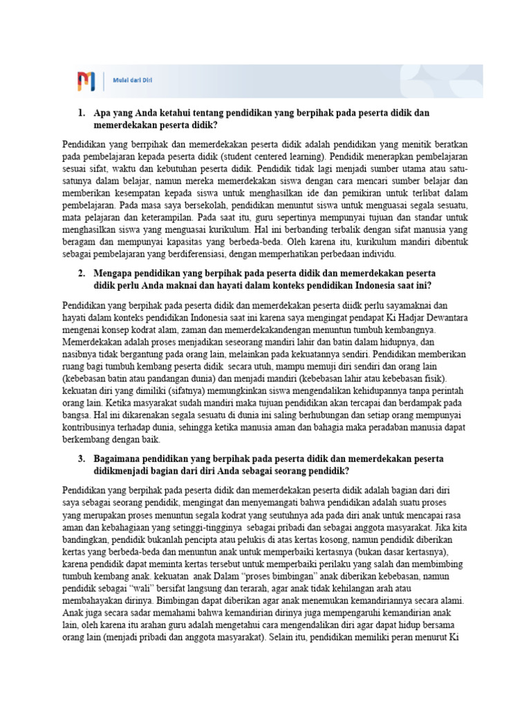 T5 Mulai Dari Diri Fpi Edit | PDF