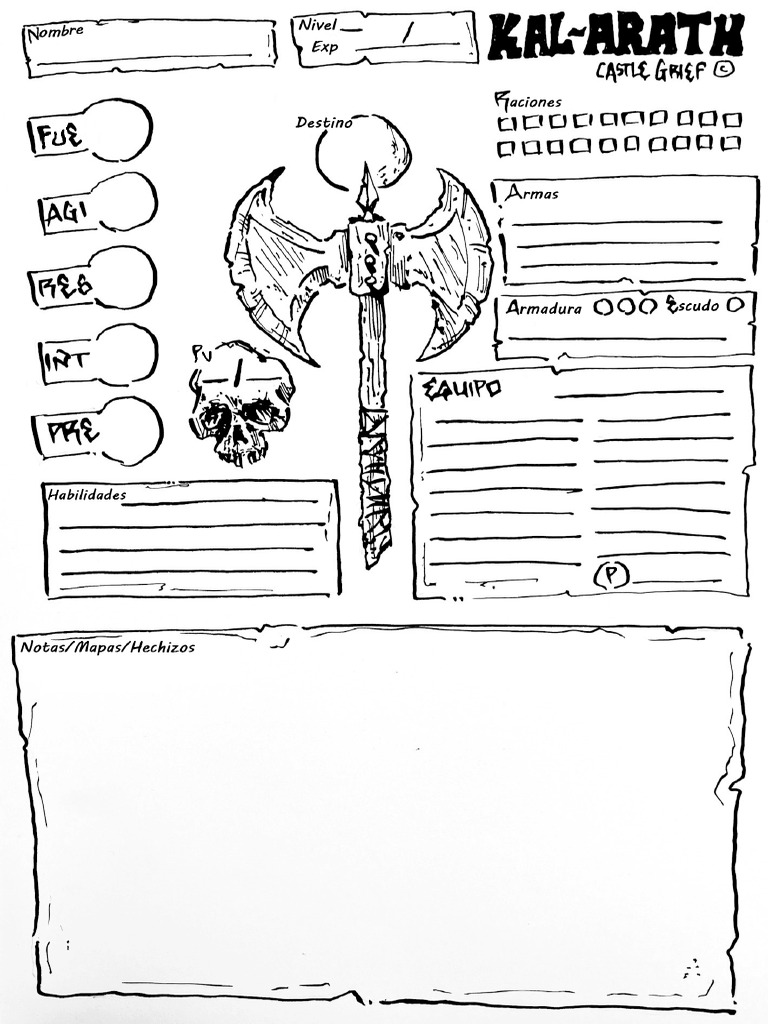 Hoja de Personaje | PDF