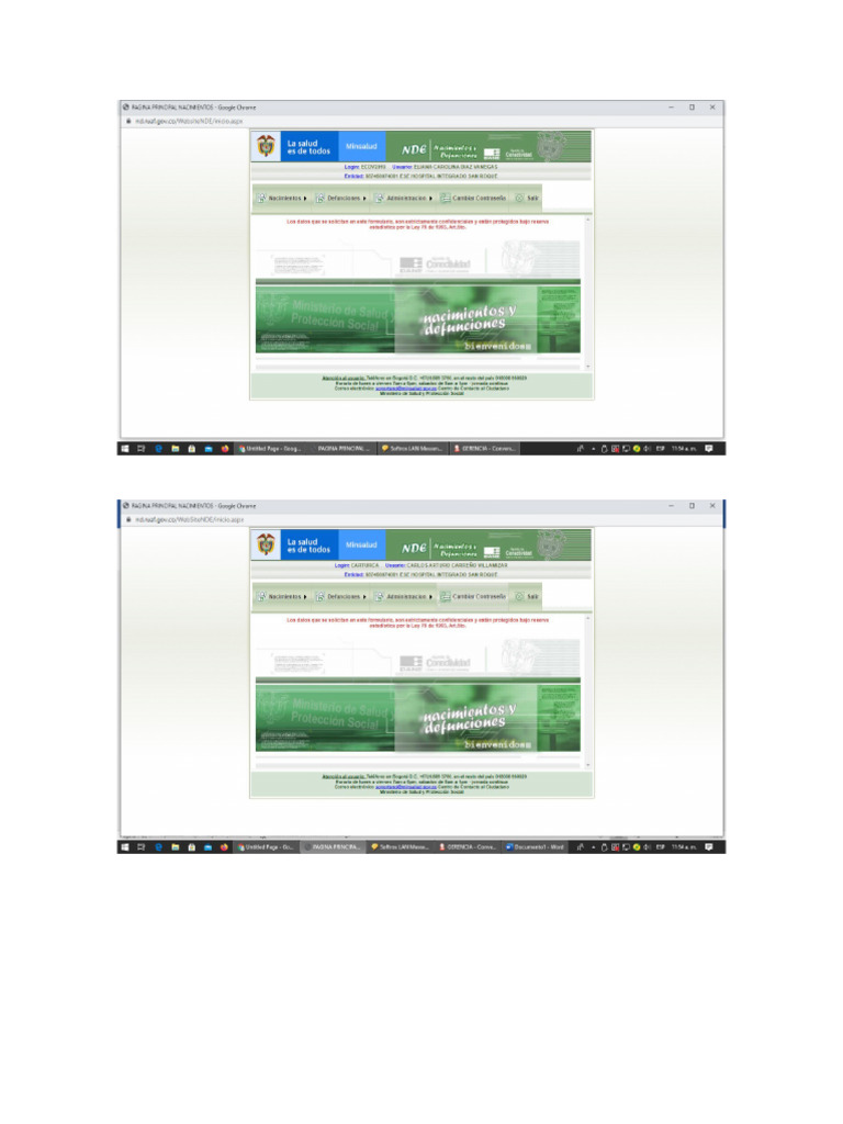 Pantallazo Ruaf Semana 02 | PDF