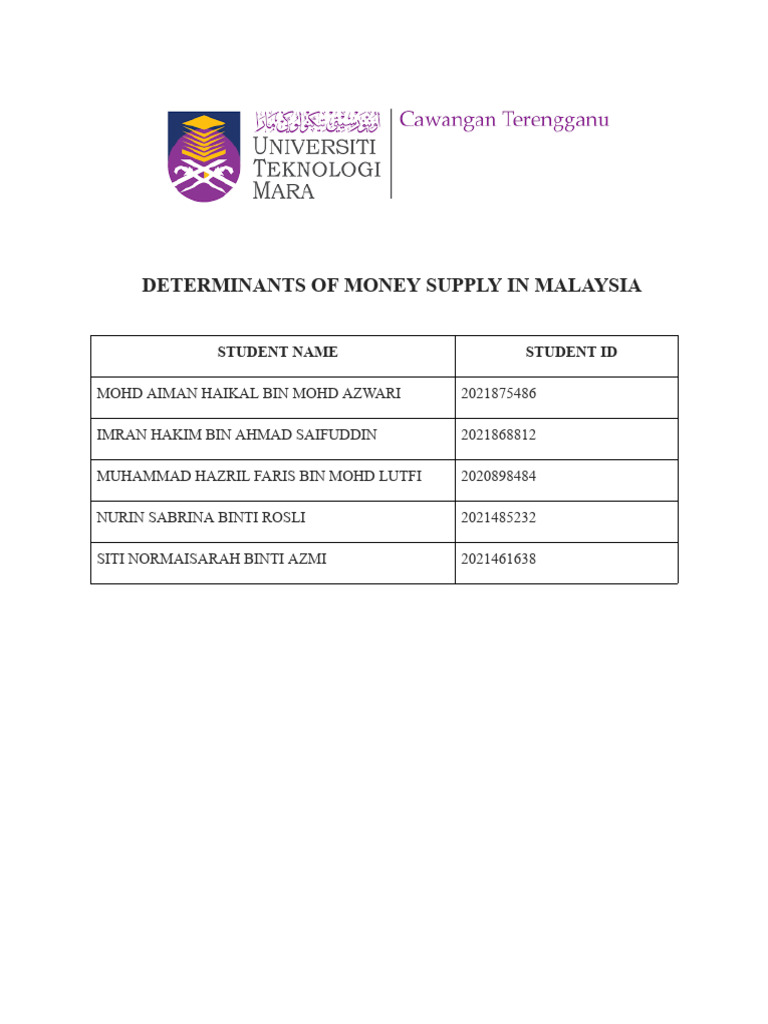 Research Report MGT646 | PDF | Cost Of Living | Money Supply
