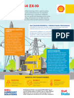 Shell Diala S4 ZX-I Technical Data Sheet | PDF | Transformer | Viscosity