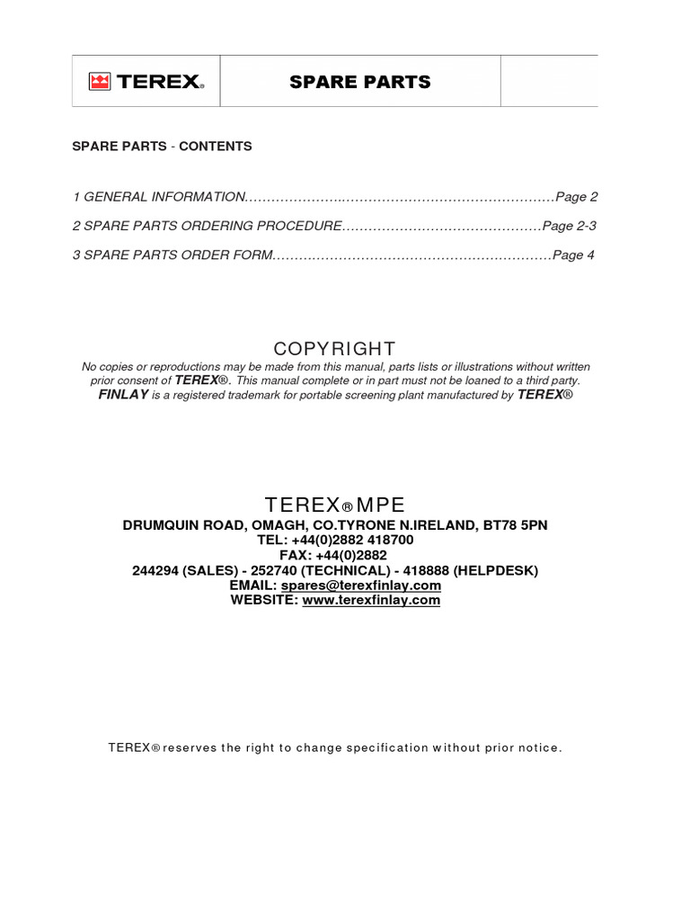 J-1480 Mastercopy Spare Parts | PDF | Screw | Manufactured Goods