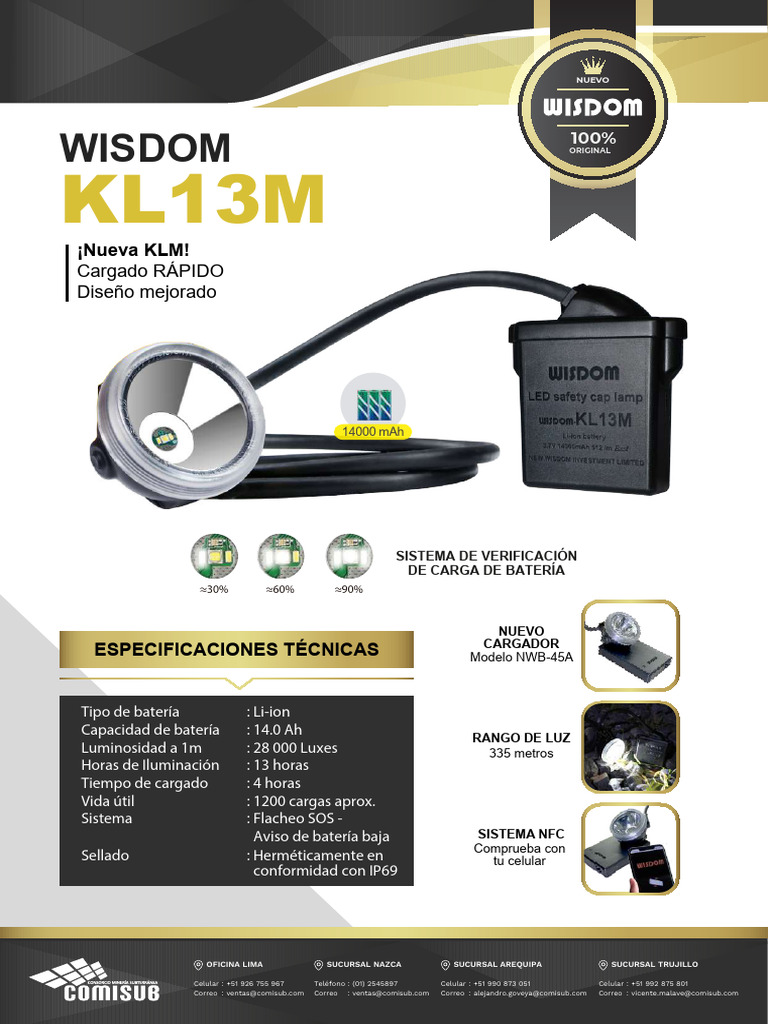 Flyer Tecnico Wisdom KL13M | PDF