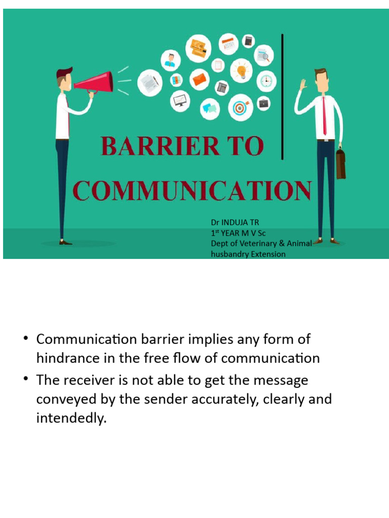Barriers For Effective Communication | PDF | Communication | Attitude ...