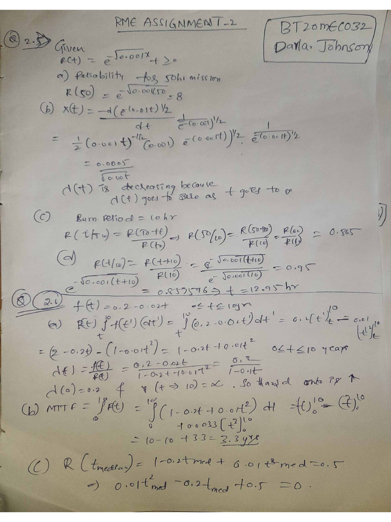 Bt20mec032 - Darla Johnson Rme Assignment 2 | PDF