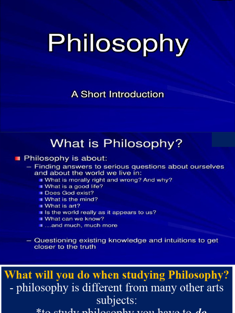 Q1 Lesson 1 Doing Philosophy | PDF | Epistemology | Knowledge