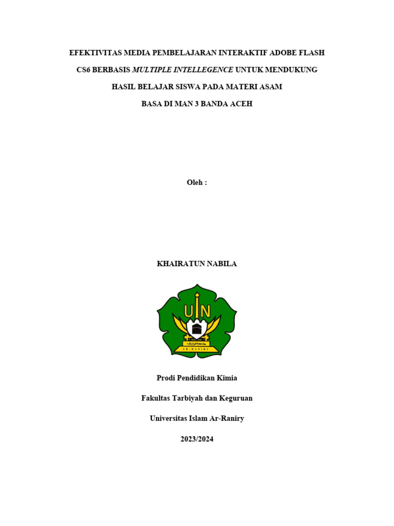 Efektivitas Media Pembelajaran Interaktif | PDF | Karier & Perkembangan | Ilmu Sosial