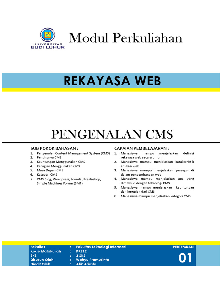 Pertemuan-1-Pengenalan-Rekayasa-Web-dan-CMS-compressed | PDF
