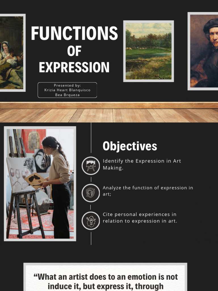 Functions of Expression in Art | PDF | Cognition | Liberal Arts Education
