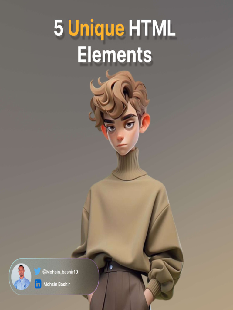 Unique HTML Elements 2024 | PDF