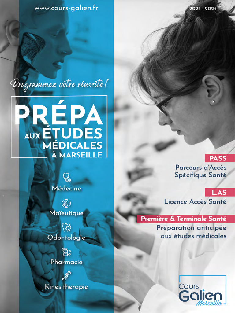 Prépa Médecine Galien Marseille 2023 | PDF | Sage-femme | Dentiste