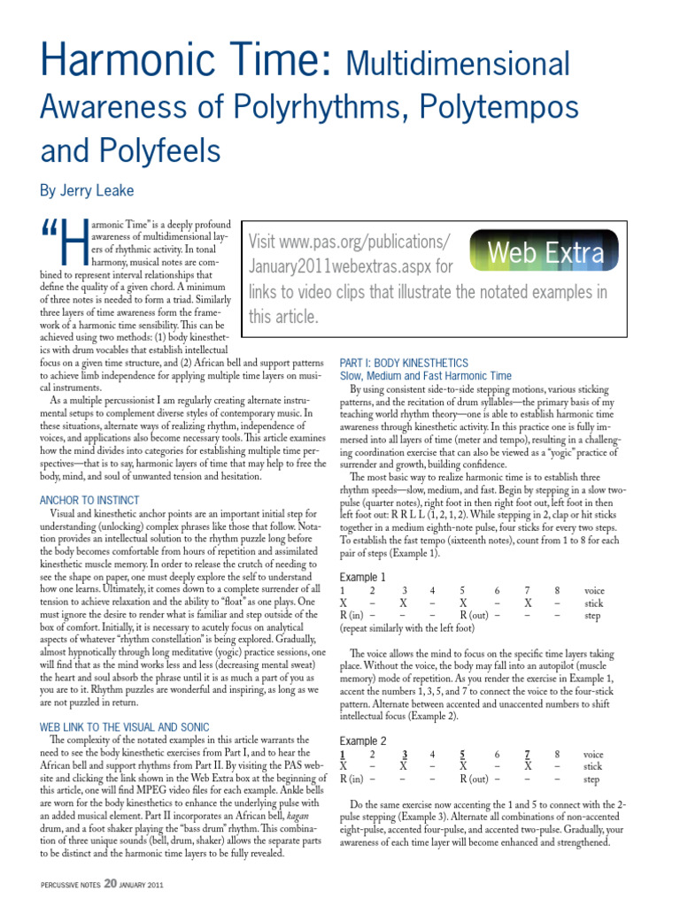 Harmonic Time | PDF | Rhythm | Harmony