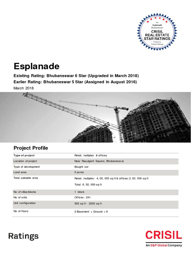 Esplanade Report | PDF | Credit Rating Agency | Securities (Finance)
