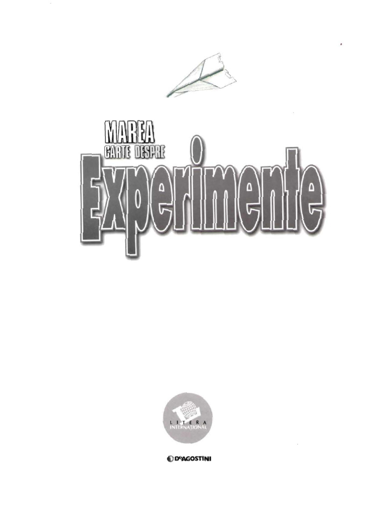 Experimente PT Copii | PDF