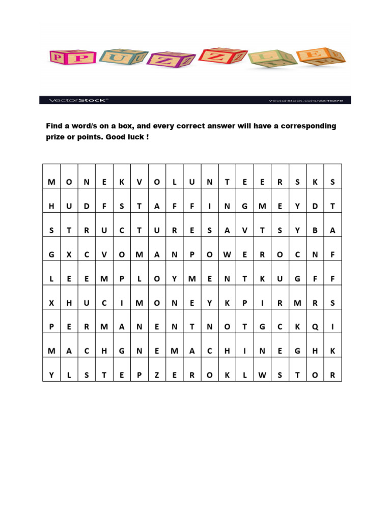 Word Puzzle | PDF