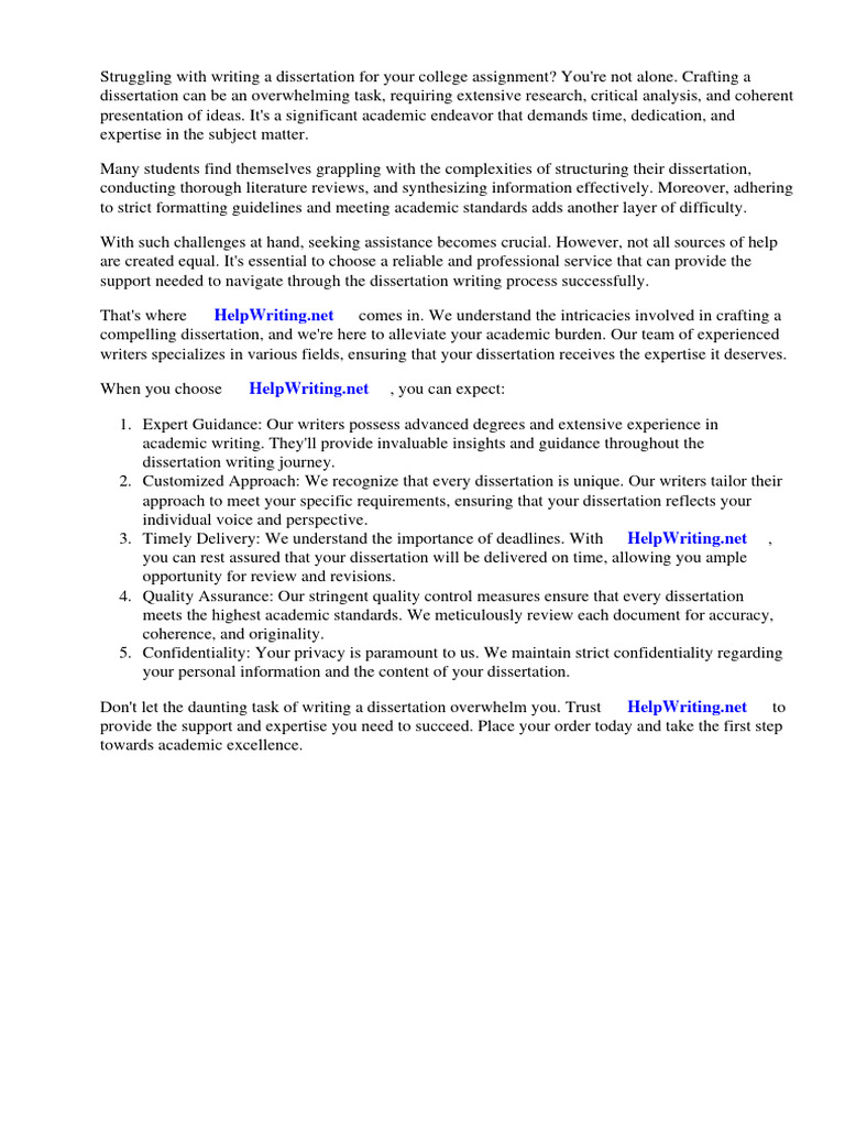 Comment Faire Une Dissertation Au College | PDF | Thesis