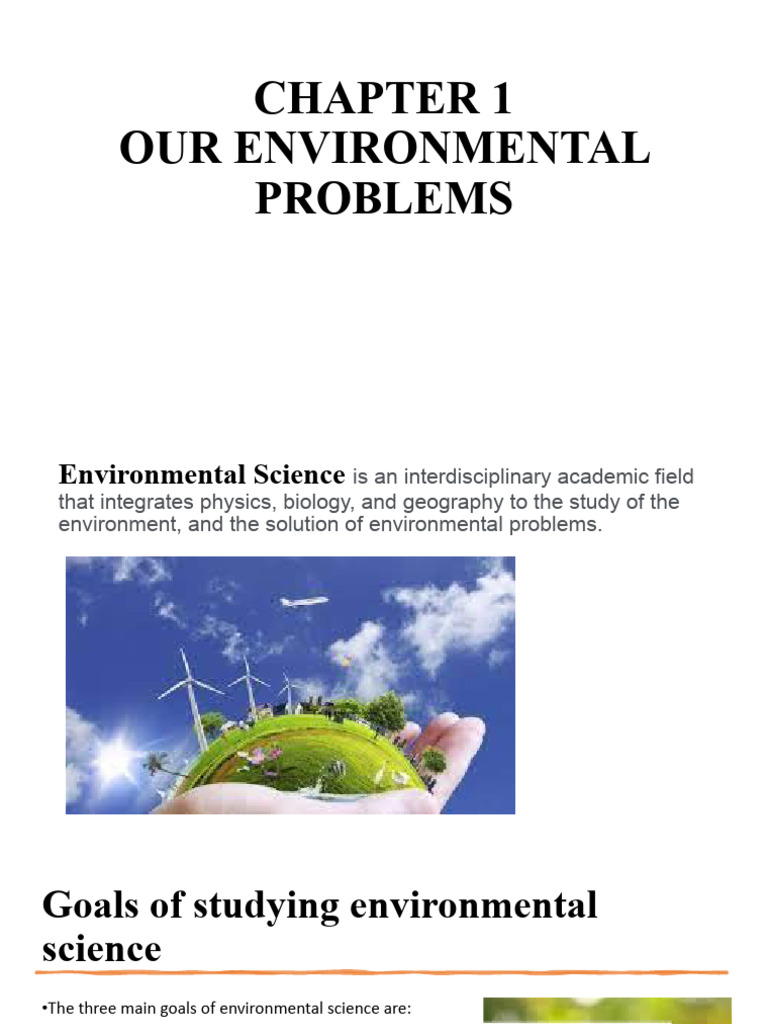 EVS CH 1 Our Environmental Problems | PDF | Deforestation | Natural Environment