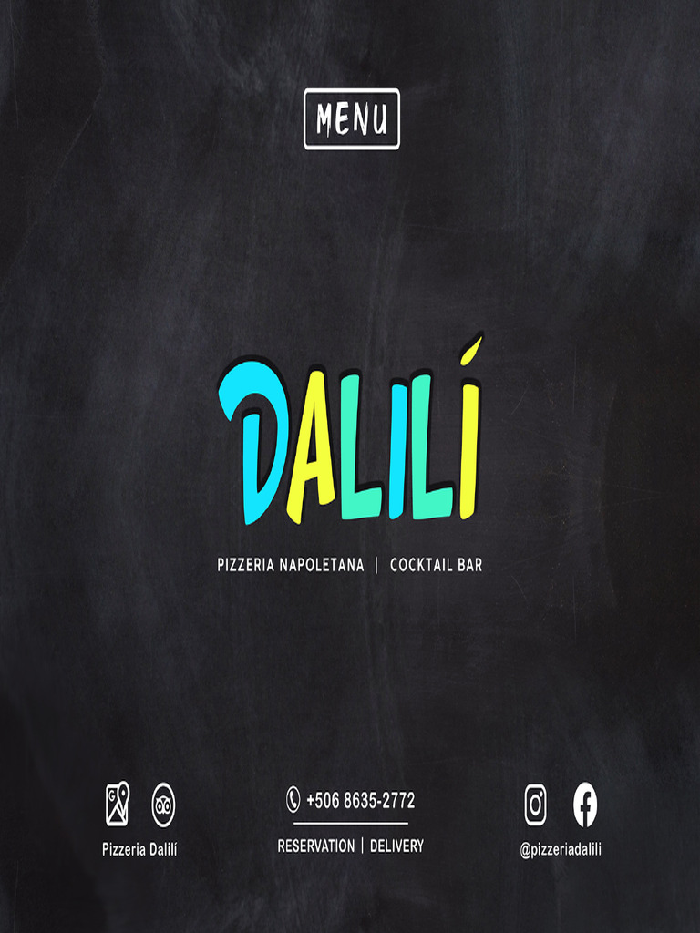 Menu Dalilí | PDF