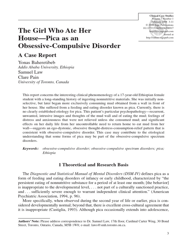 Mud Eater | Download Free PDF | Obsessive–Compulsive Disorder | Mental ...