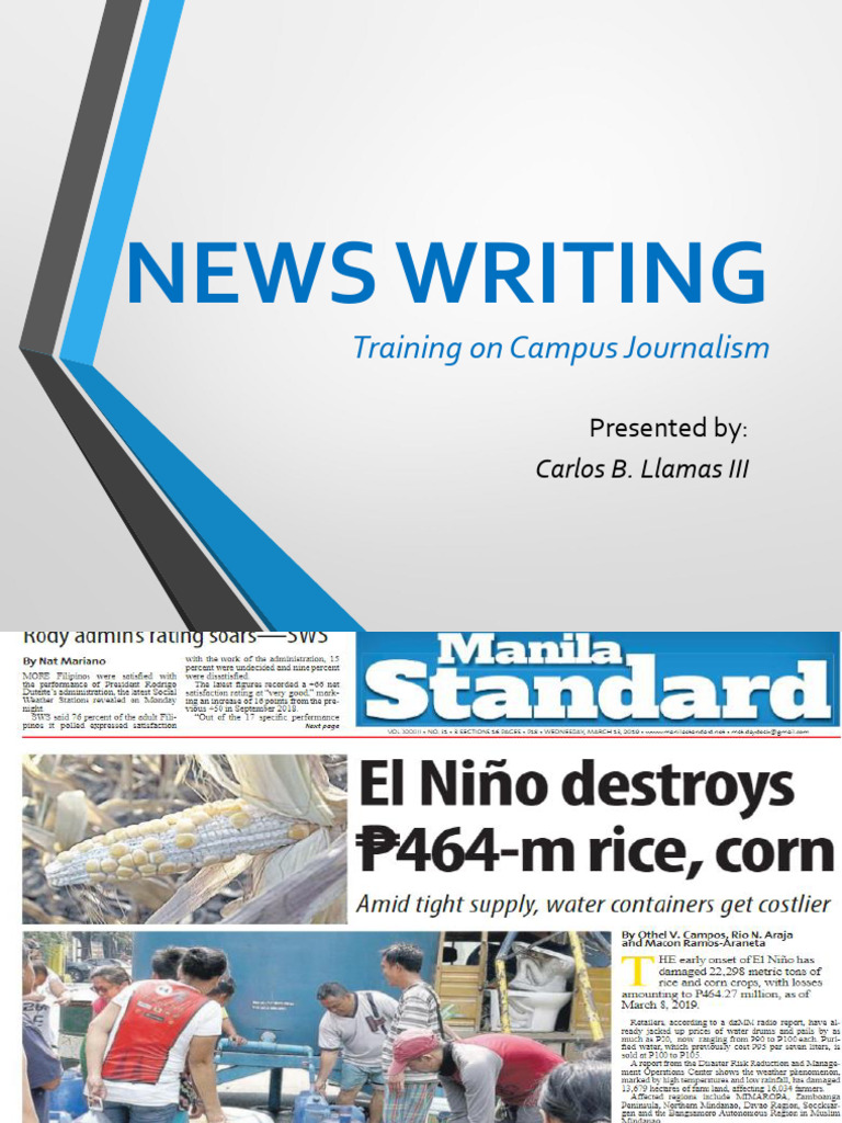 News Writing 2023 | PDF | Mindanao | Philippines