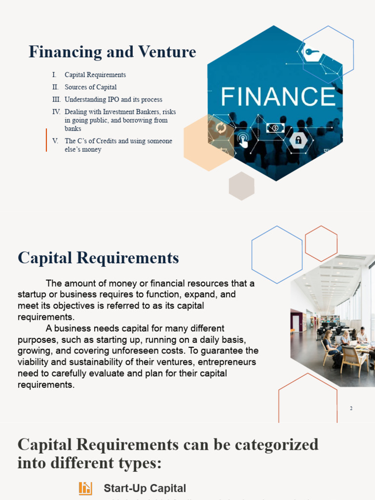 Financing and Venture ENTREP REPORT | PDF | Loans | Initial Public Offering