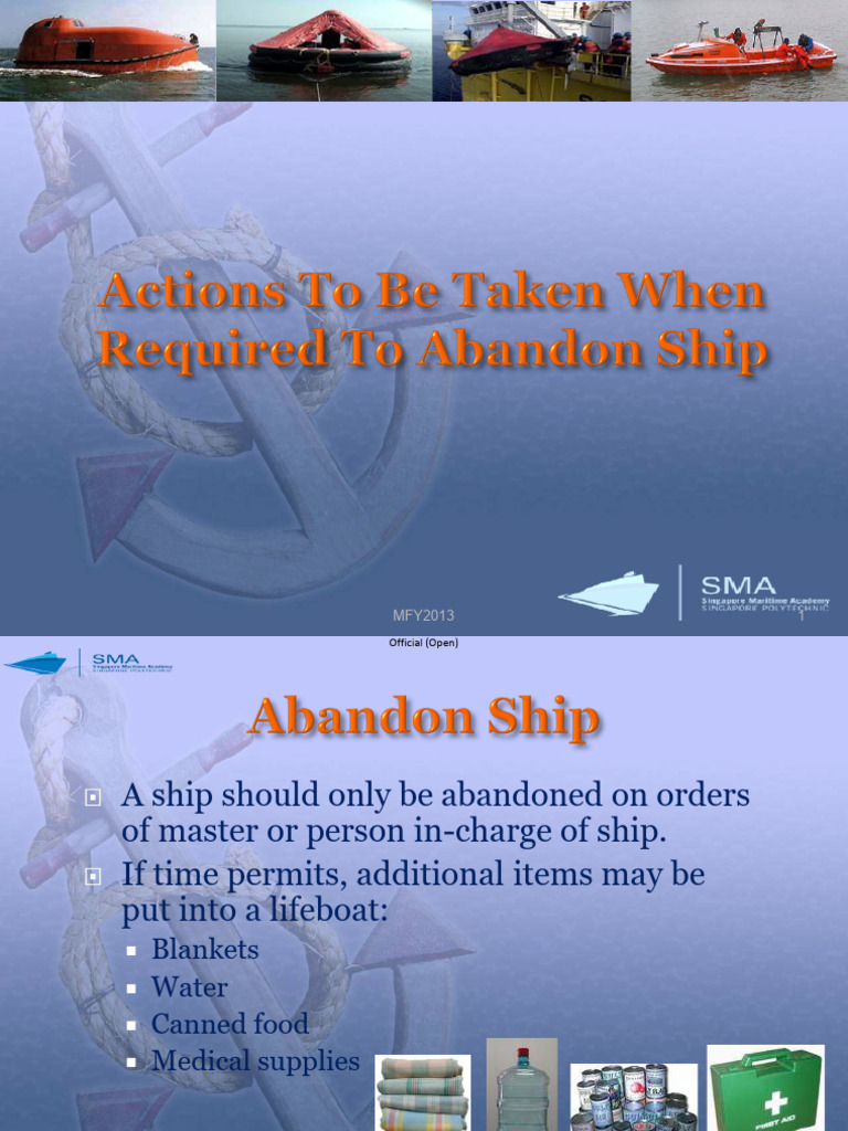 Lifeboat Safety and Survival Guide | PDF | Hypothermia | Water Transport