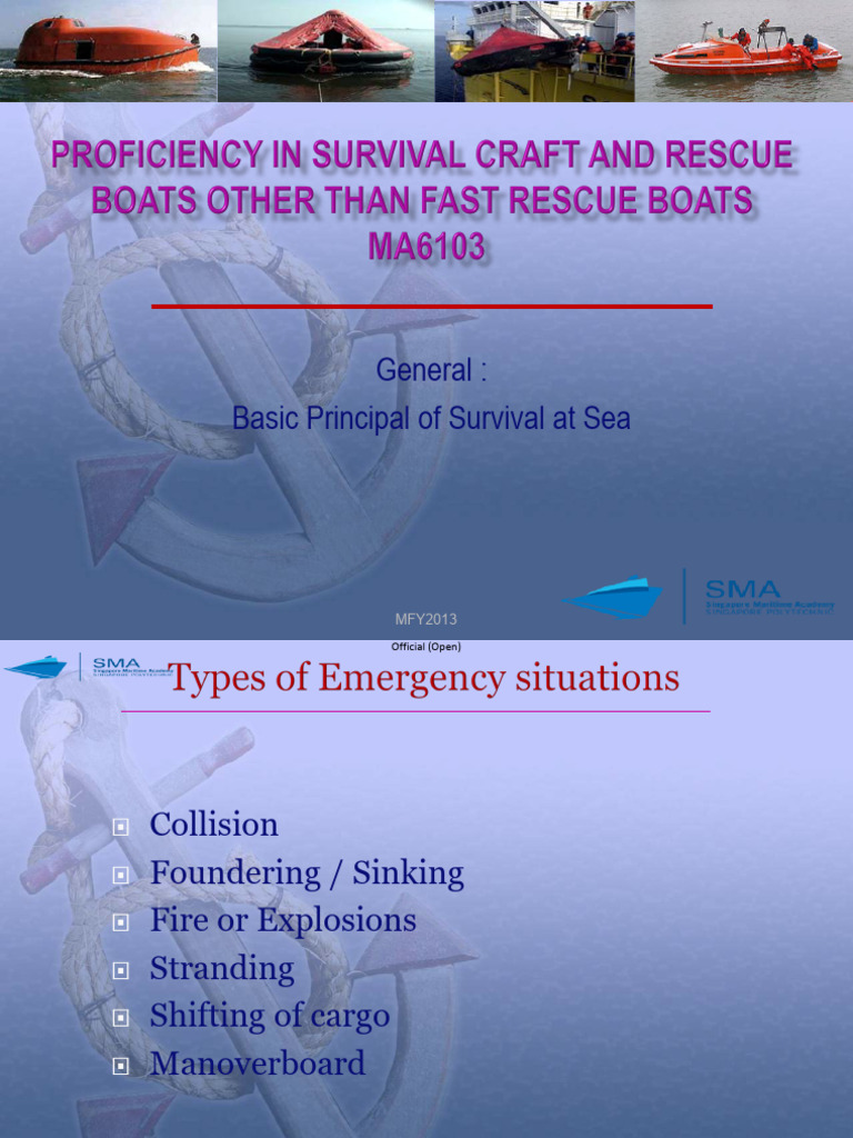 1-Basic Principal of Survival at Sea | PDF | Water Transport | Shipping