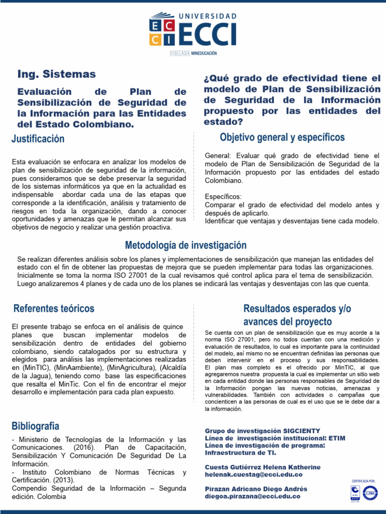 Poster ECCI | PDF | Informática