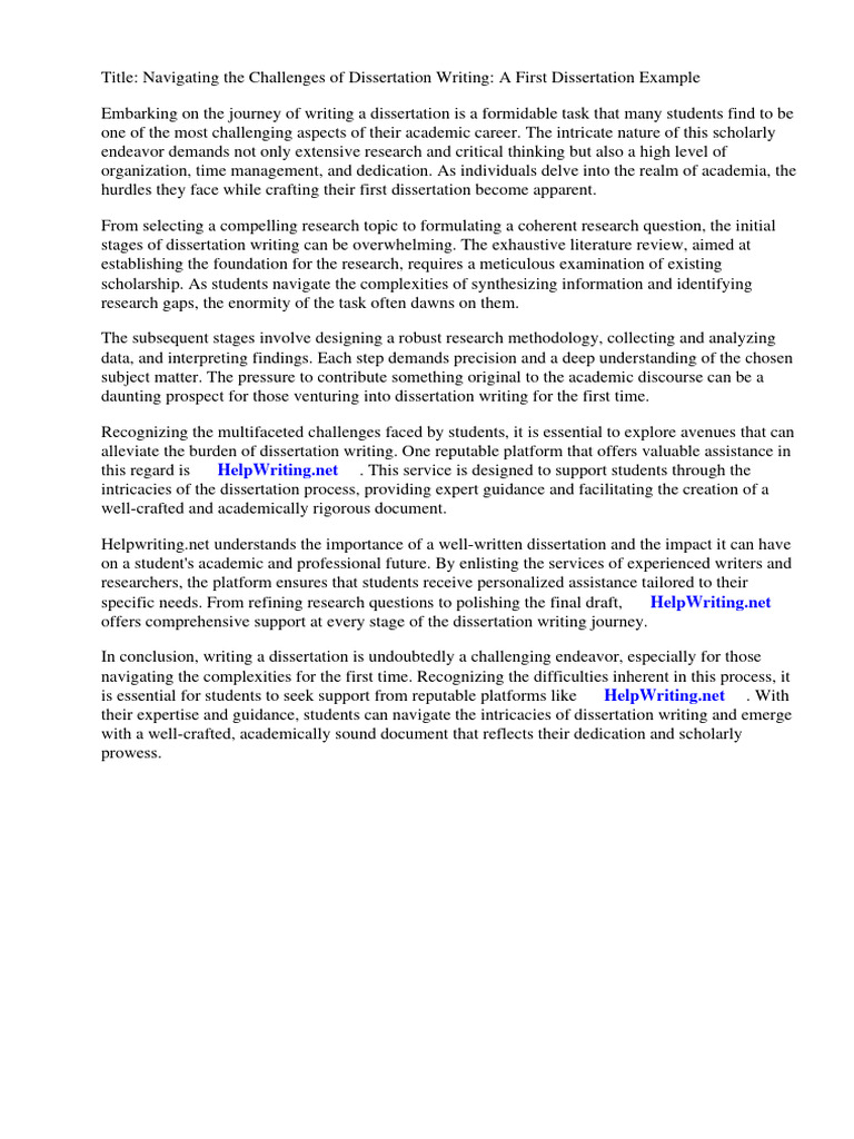 First Dissertation Example | PDF | Thesis | Simulation