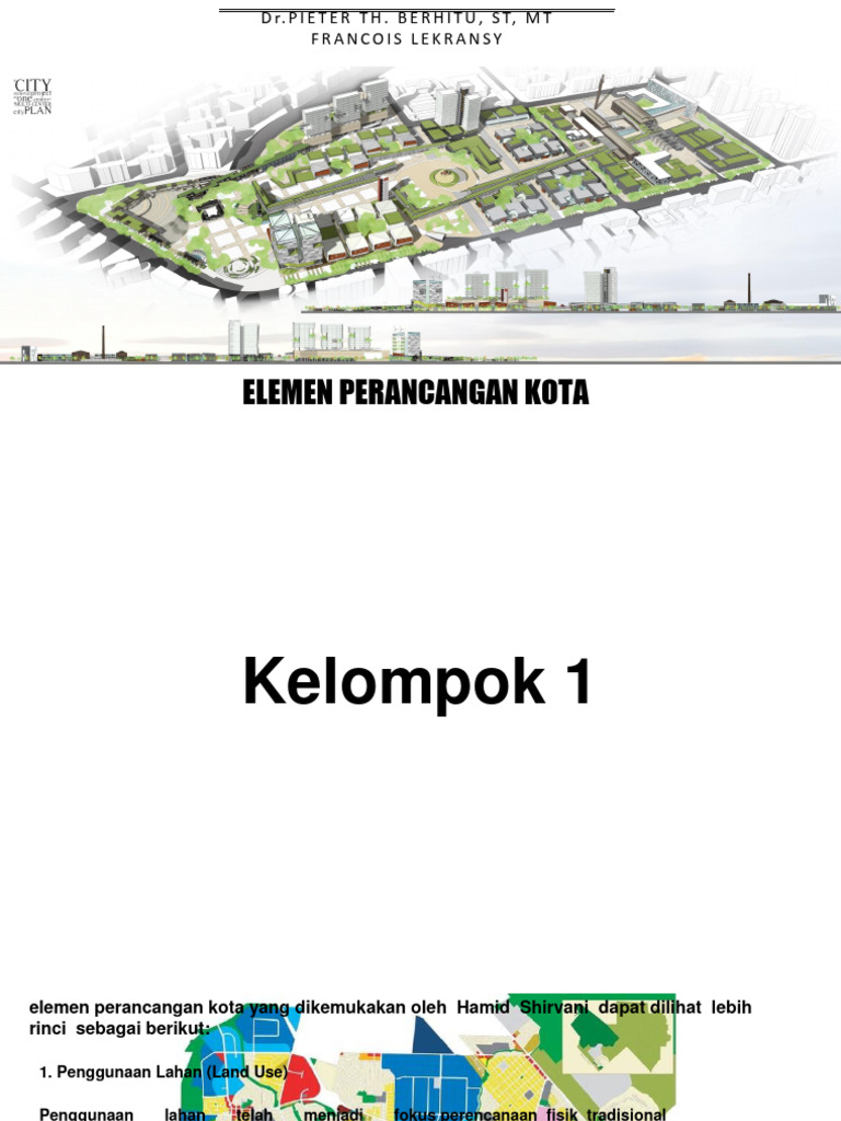 MK Perancangan Kota Materi 3 Kelompok 1 Dan Kelompok 3 | PDF