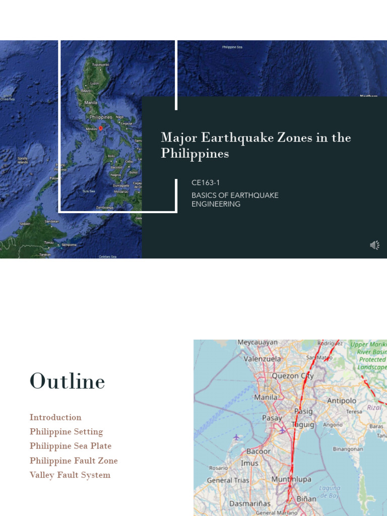 5 - Major Earthquake Zones in The Philippines | Download Free PDF ...