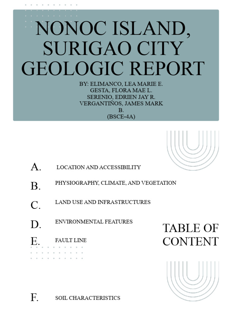 Geologic Report | PDF | Soil | Earthquakes