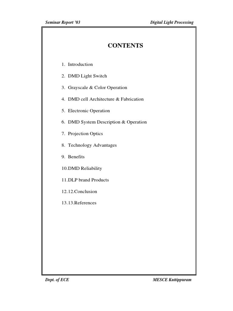 Sujith - Digital Light Processing | PDF | Video | Liquid Crystal Display