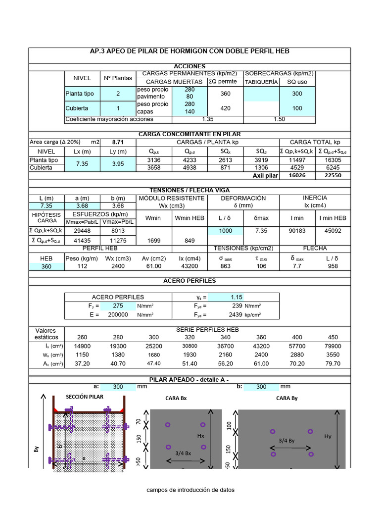AP.3-APEO PILAR HORMIGÓN | PDF | Materiales | Ingeniero civil