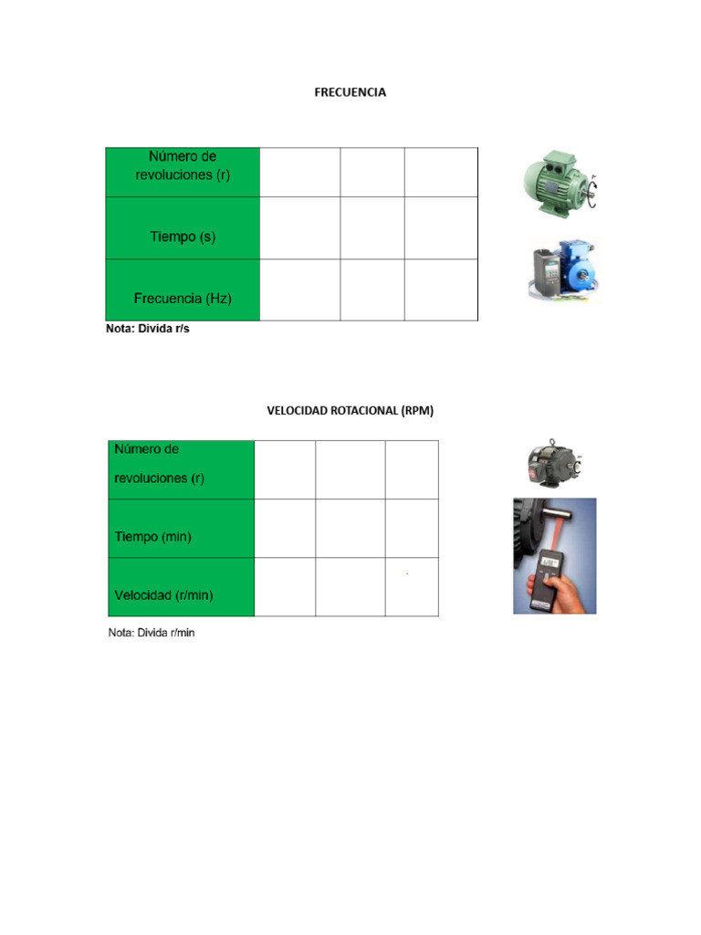 Taller Torque y Potencia | PDF | Esfuerzo de torsión | Frecuencia