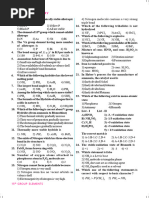 Breathing and Exchange of Gases - PYQ (2012-2024) | PDF | Exhalation | Respiratory System