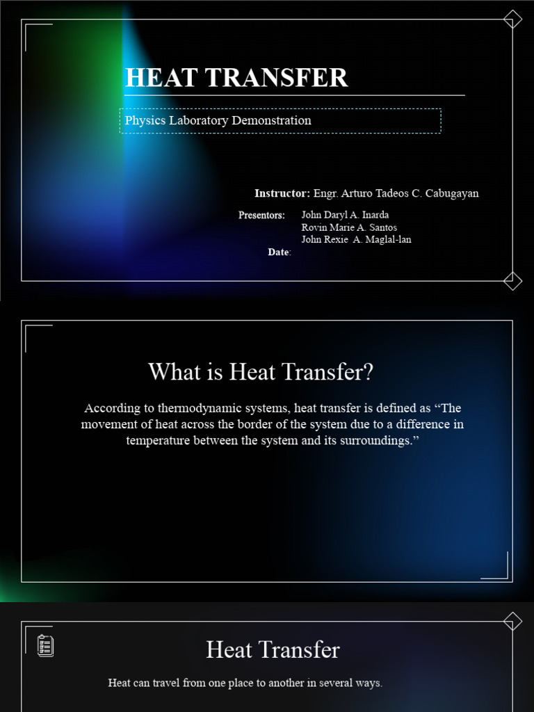 Heat Transfer Demonstration | PDF | Heat Transfer | Heat