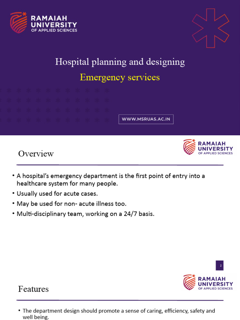 Emergency and Outpatient Department Design | PDF | Emergency Department ...