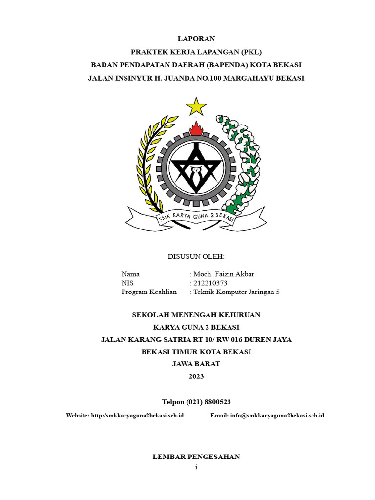 Faizin Akbar Laporan BAPENDA 2023 | PDF