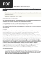 Position Paper on Death Penalty in the Philippines | PDF | Capital ...