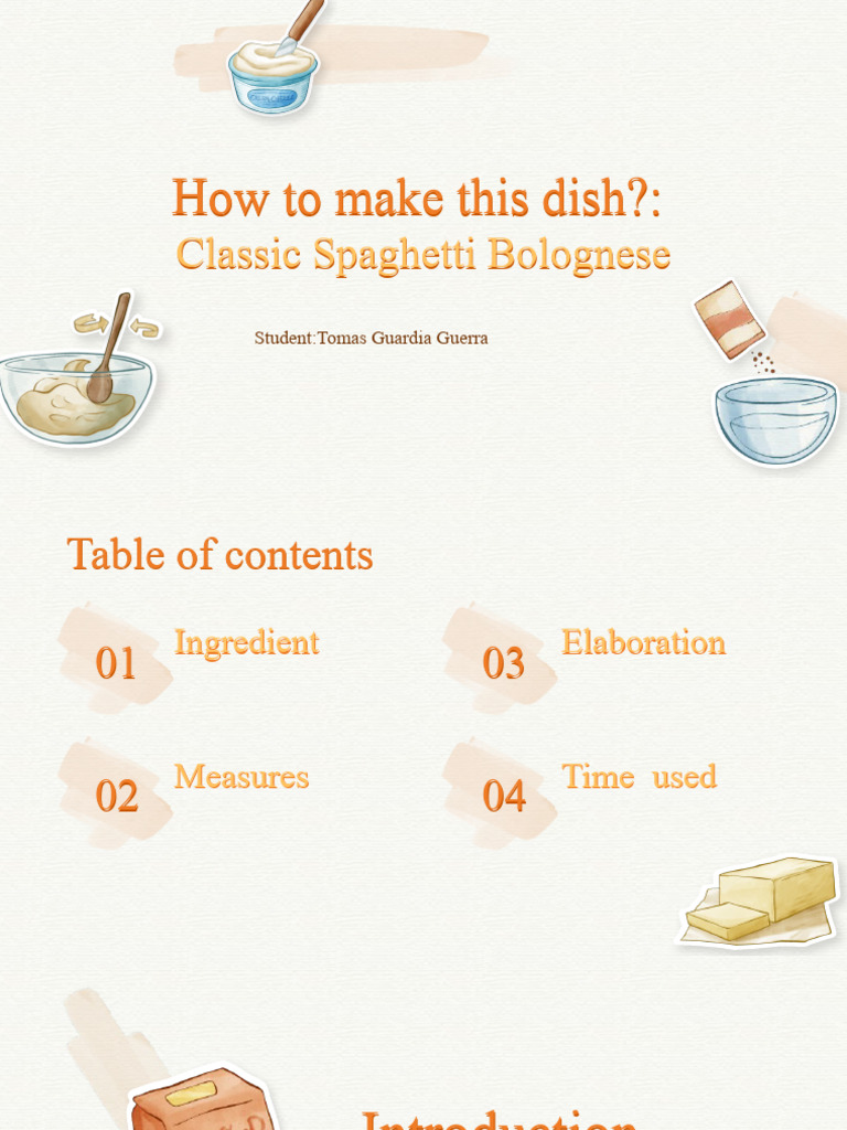 How Make Spaghetti | PDF