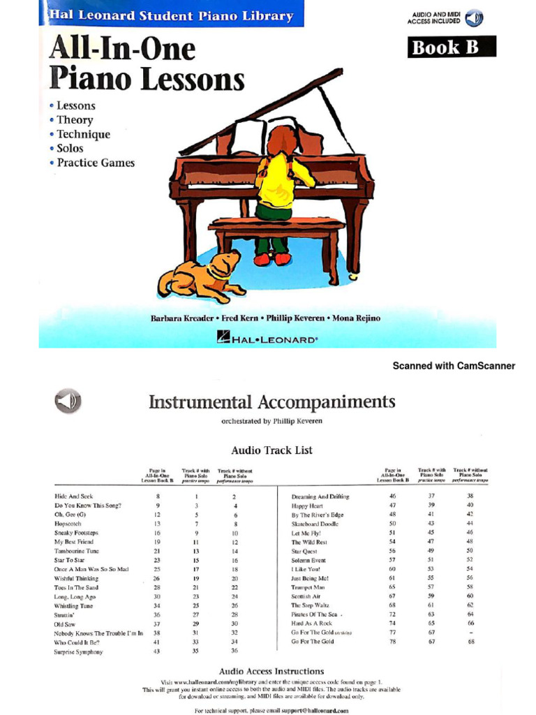 Piano Lessons Book-B | PDF
